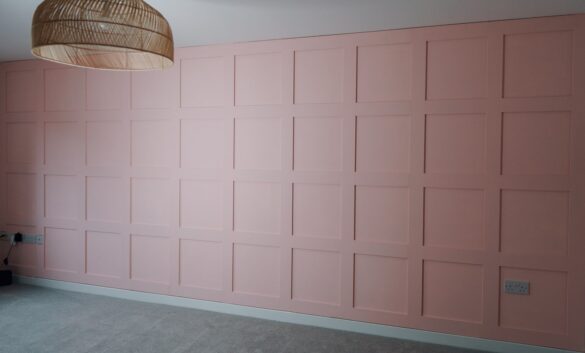 Easy DIY Wood Panelling - Less than £50 - What Hannah Did Next
