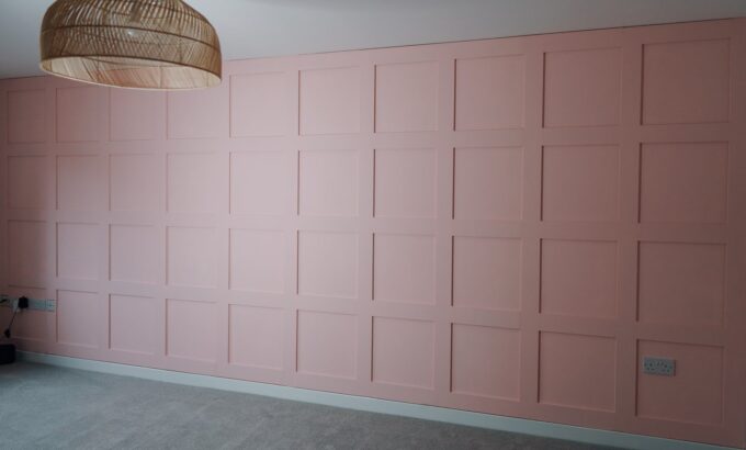 Easy DIY Wood Panelling - Less than £50 - What Hannah Did Next