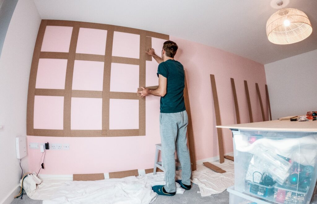 Easy DIY Wood Panelling - Less than £50 - What Hannah Did Next