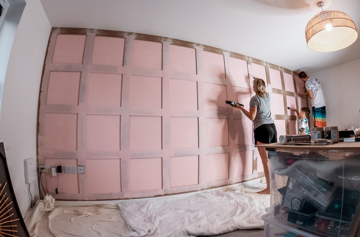 Easy DIY Wood Panelling - Less than £50 - What Hannah Did Next